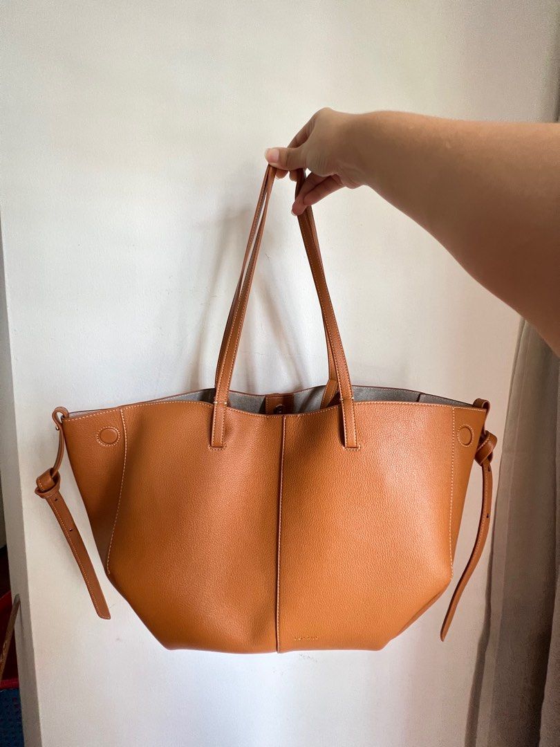 Polene Cyme Tote in Camel, Women's Fashion, Bags & Wallets, Tote Bags ...