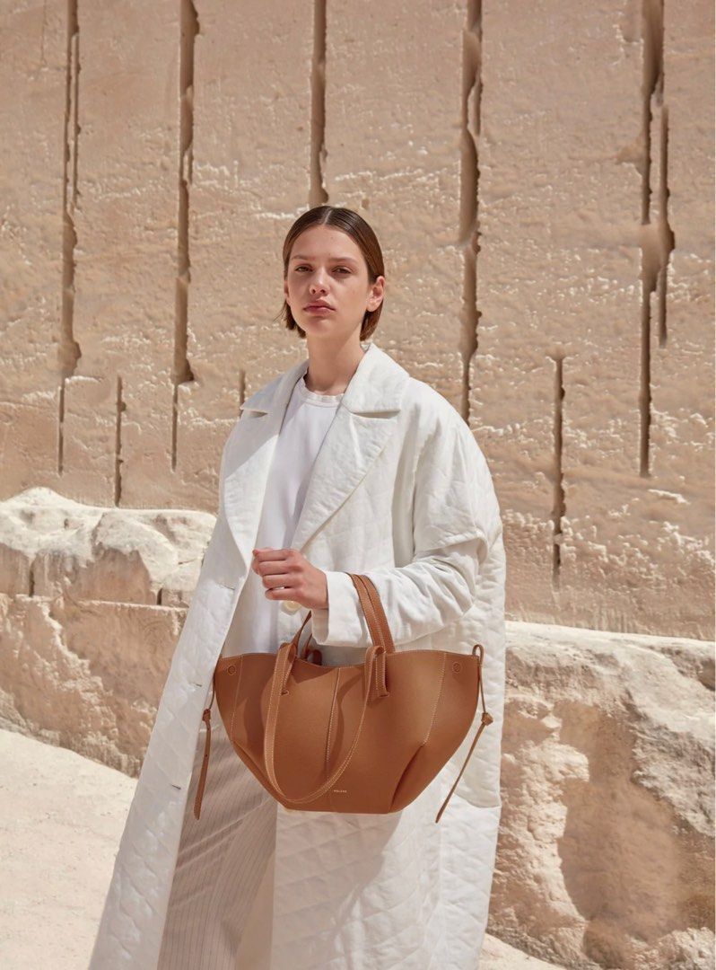 Polene Cyme Tote in Camel, Women's Fashion, Bags & Wallets, Tote Bags ...