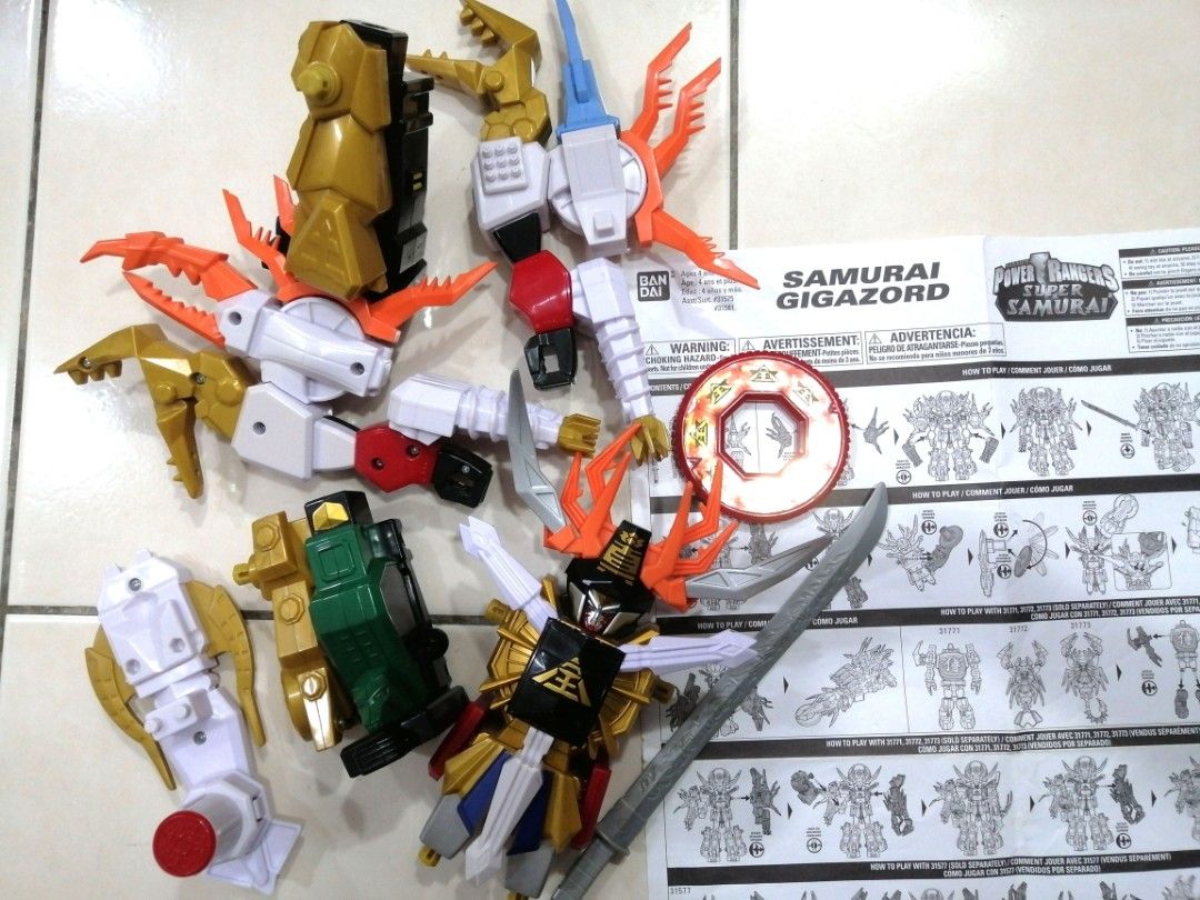 Power Rangers Deluxe Megazord Samurai Gigazord, Hobbies & Toys, Toys ...