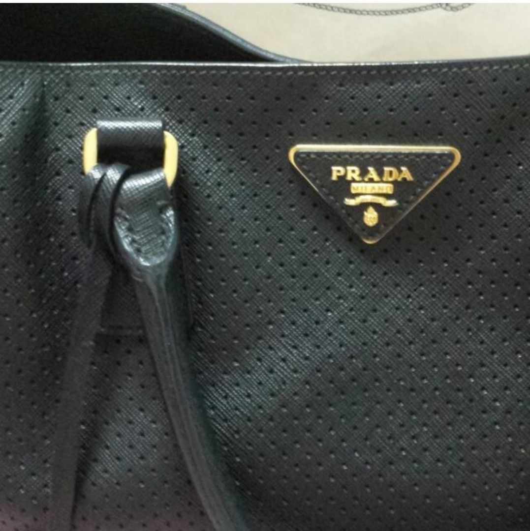 Prada Limited Edition Black Handbag, Women's Fashion, Bags & Wallets ...