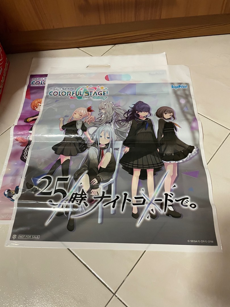 Project Sekai Proseka PJSK Nui & Snow Miku Rin Len Tote, Hobbies & Toys ...