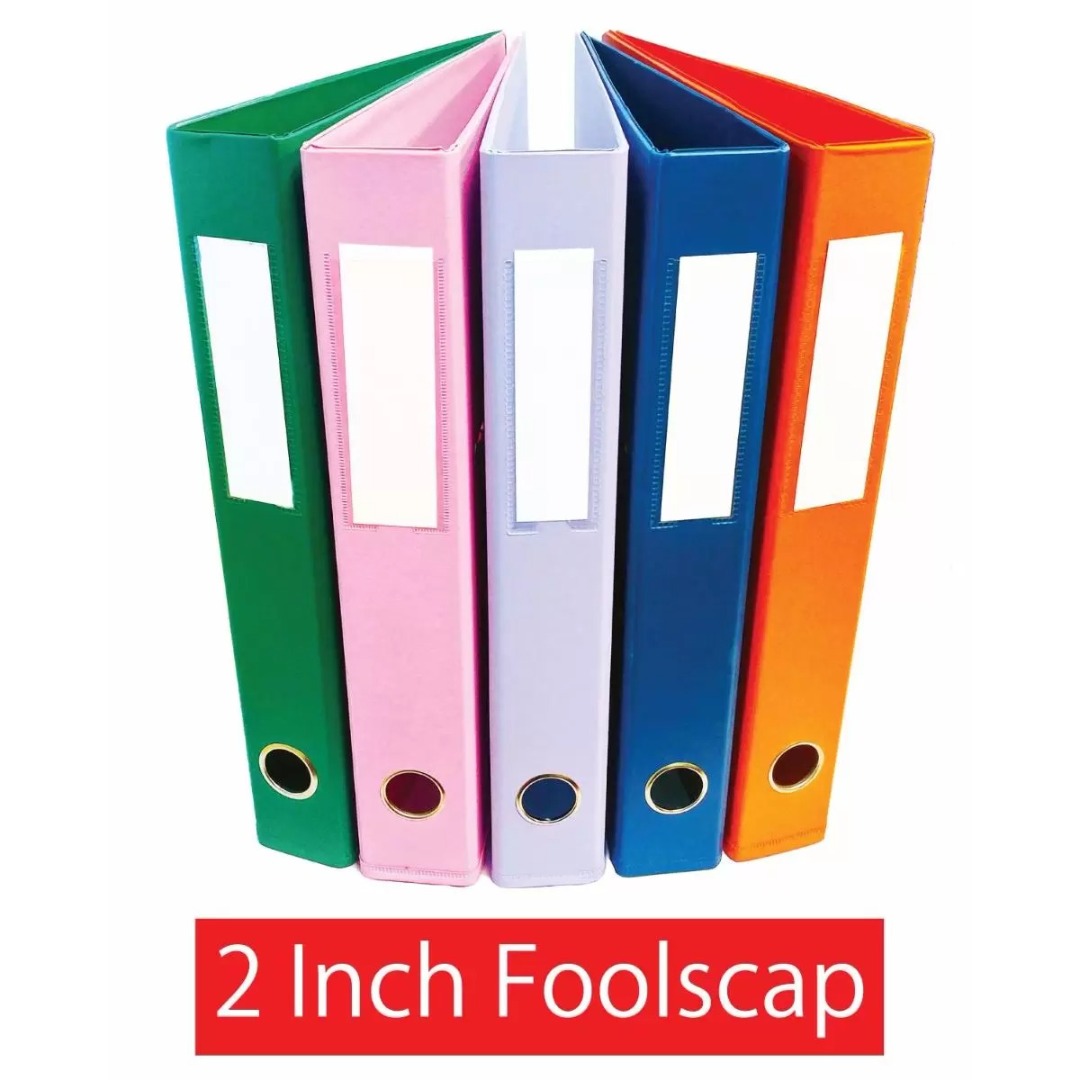 PVC Arch File 2/3 Inch Foolscap Size, Hobbies & Toys, Stationery ...