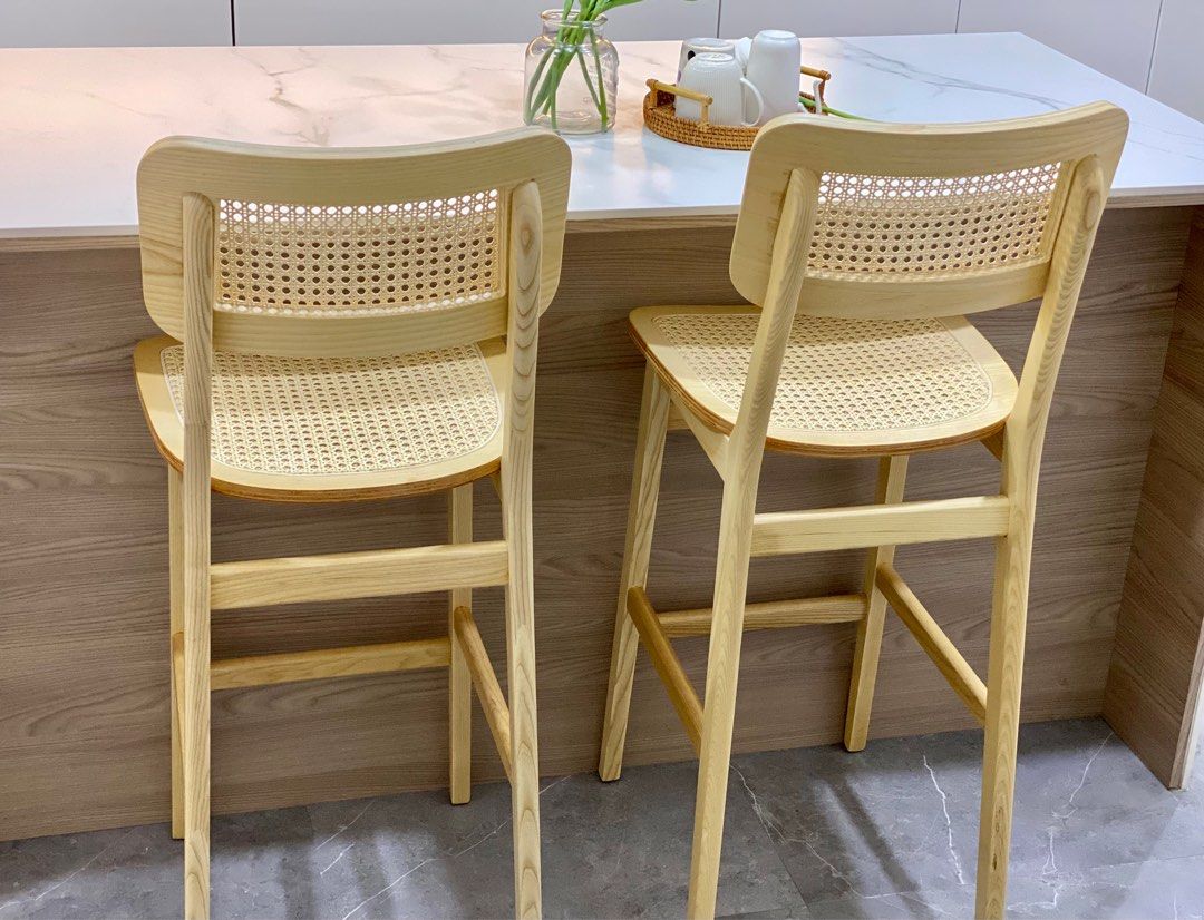 Rattan High Chair, Furniture & Home Living, Furniture, Chairs on Carousell