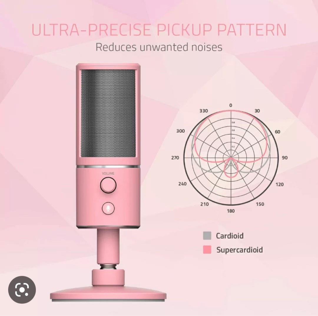 Razer Seiren X (Quartz Edition), Computers & Tech, Parts & Accessories ...