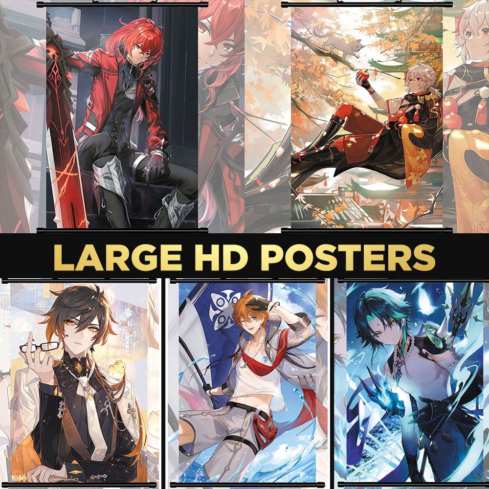 [READYSTOCK] Genshin Impact Posters Genshin Poster Genshin Impact ...