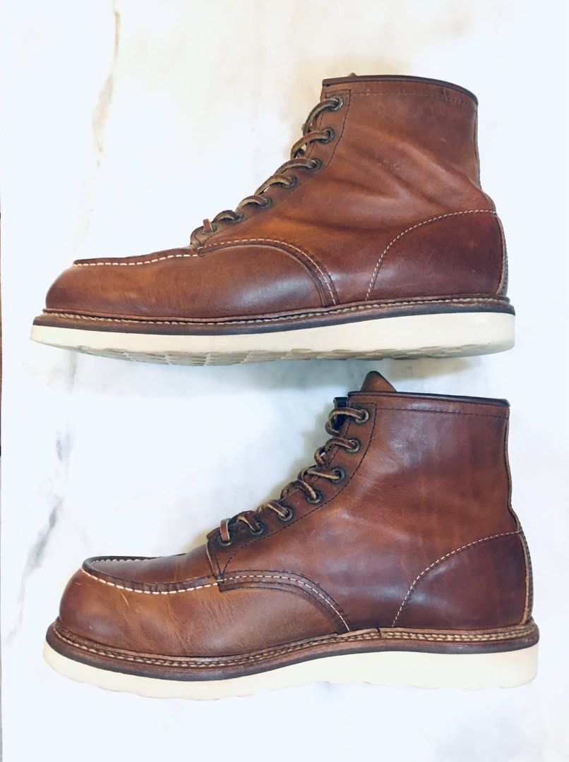 Red Wing 1907 Moc Toe Copper Rough and Tough 10.5D on Carousell