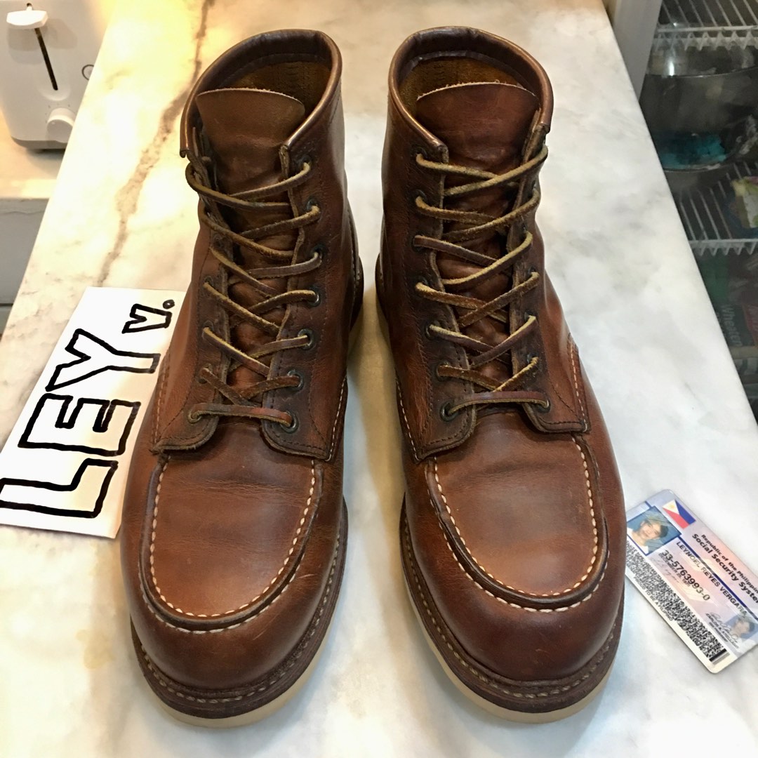 Red Wing 1907 Moc Toe Copper Rough and Tough 10.5D on Carousell
