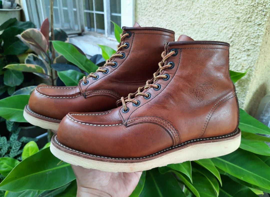 Red Wing 875 Oro-iginal Moc Toe Redwing, Men's Fashion, Footwear, Boots ...
