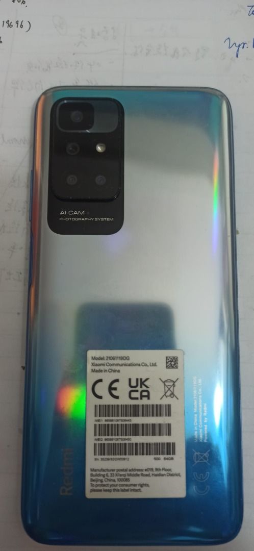 redmi 10 4+64g blue color (official warranty to june 2023), 手提電話, 手機 ...