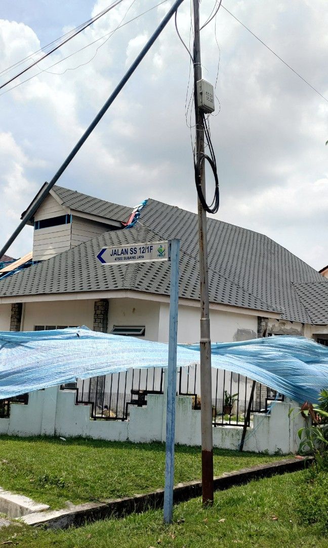 Renovate atap bumbung rumah tukar atap shingles modern english design ...