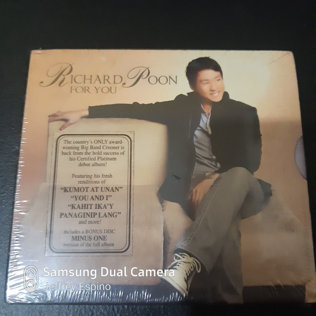 Richard Poon OPM CD + Minus One, Hobbies & Toys, Music & Media, CDs & DVDs on Carousell