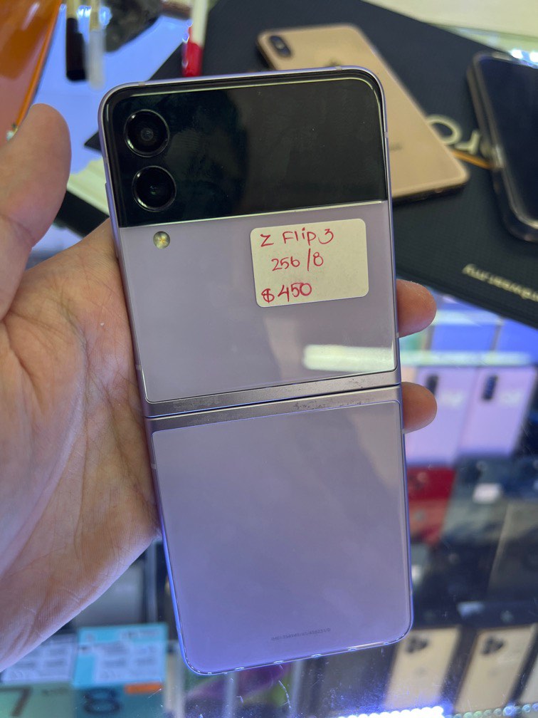 Samsung Z Flip 3 256GB purple, Mobile Phones & Gadgets, Mobile Phones, Android Phones, Samsung ...