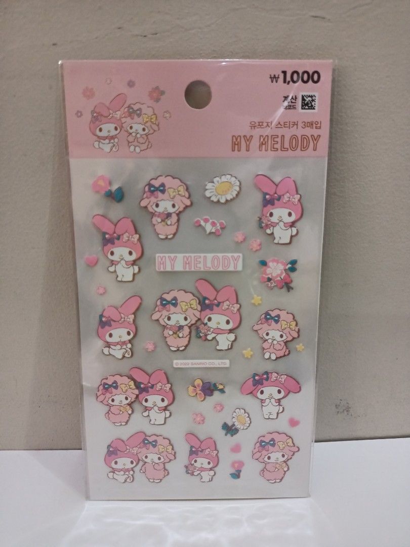 Sanrio License hello Kitty My Melody Stickers on Carousell