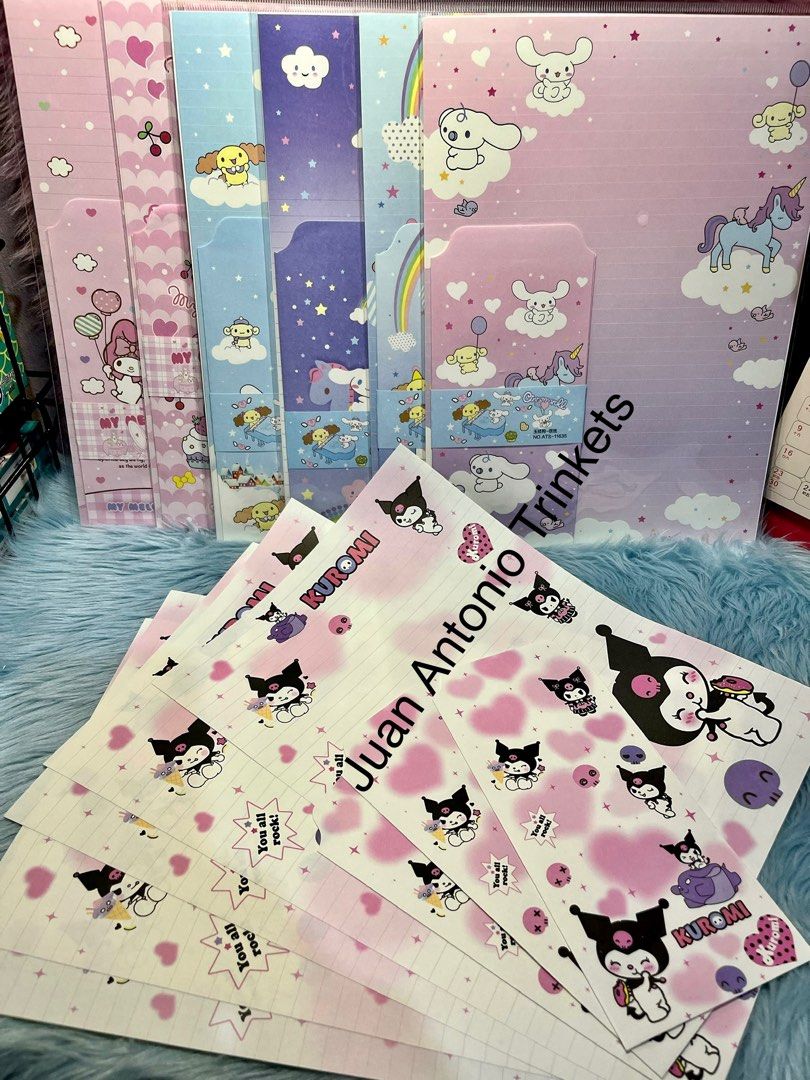 Sanrio Stationery Paper & envelope Set on Carousell