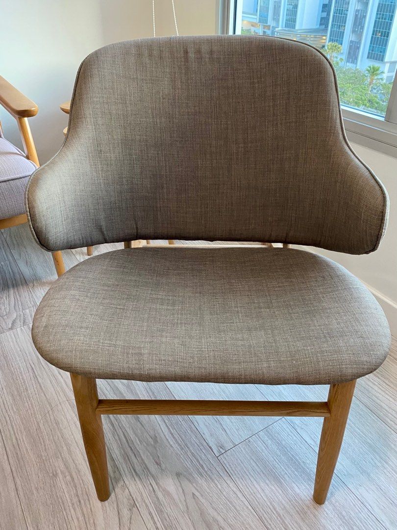 Scandinavian style arm chair, Furniture & Home Living, Furniture ...