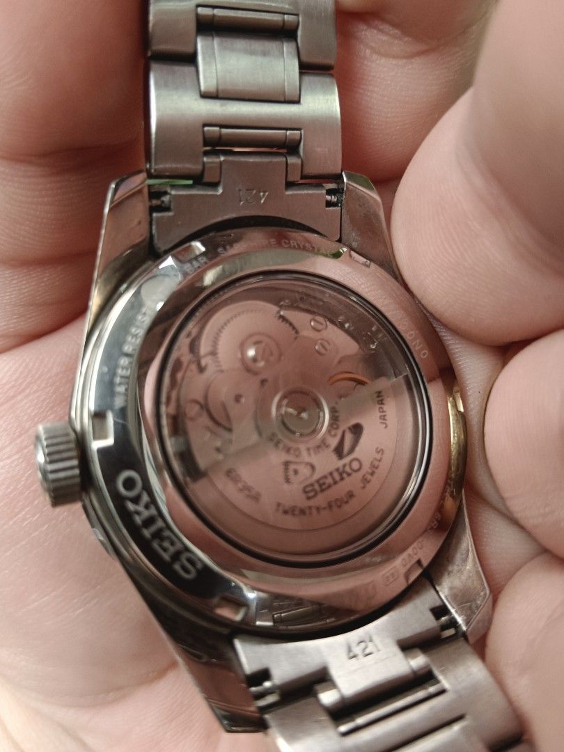 Seiko presage sharp edge dial powered by 6r35, Luxury, Watches on Carousell
