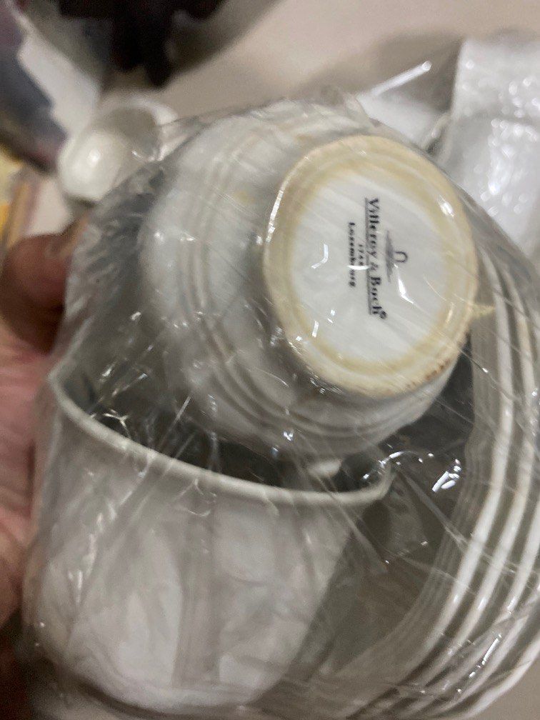 Set of Villeroy & boch porcelain cups & saucers for Chopard, Hobbies ...