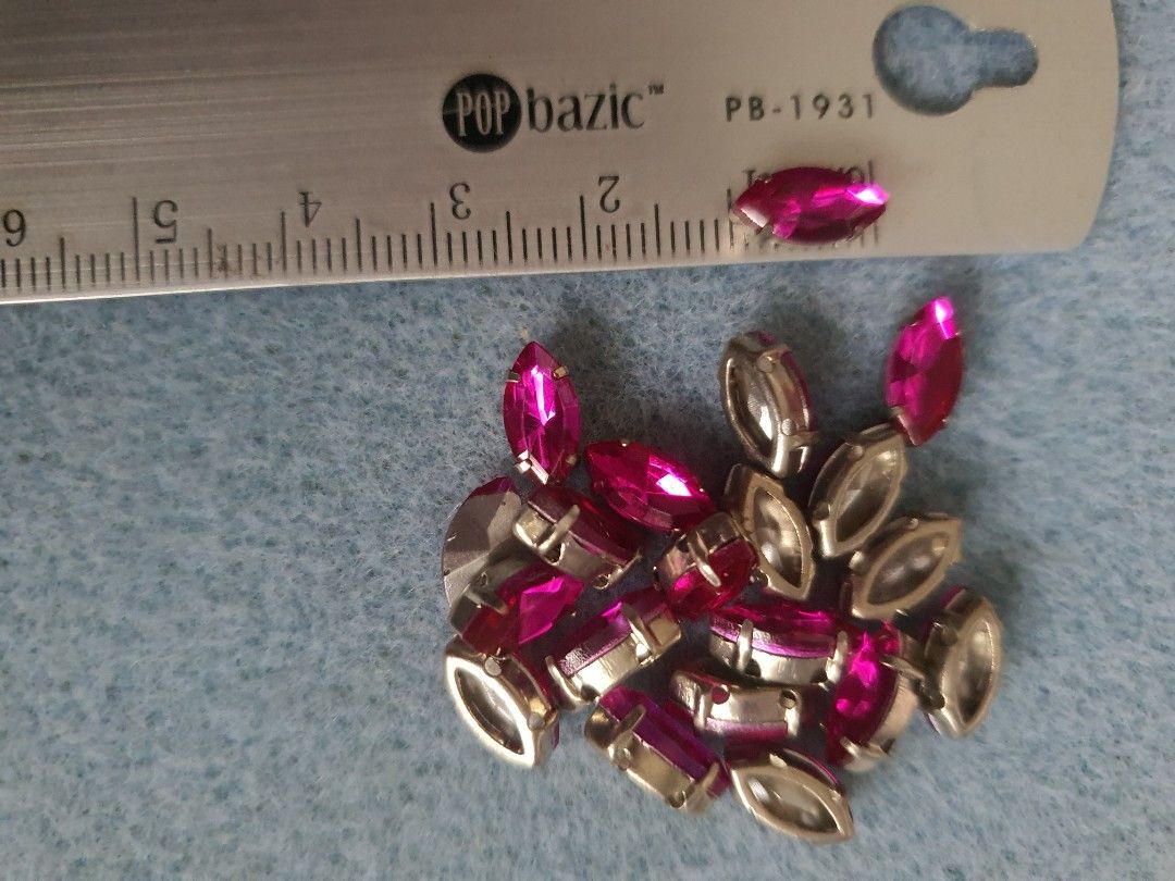 Sew on rhinestones, stones, embroidery crystals, sew on crystals ...