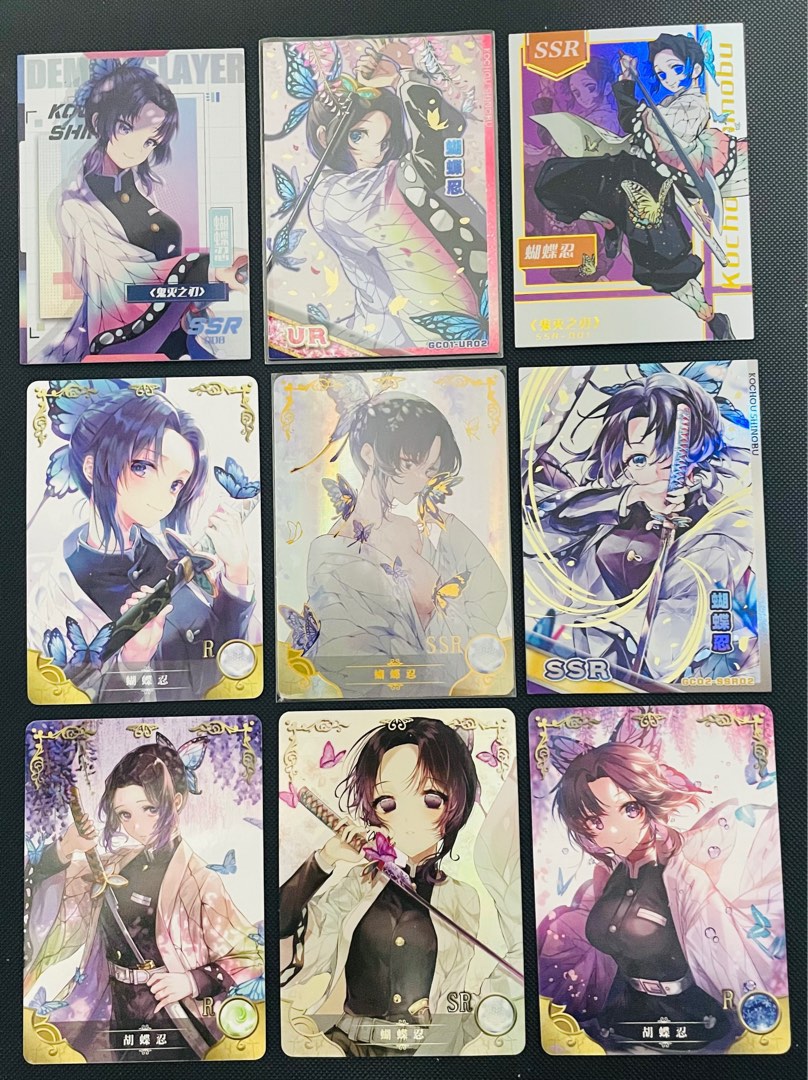 Shinobu Kocho Demon Slayer Anime Card Collection Set Goddess Story ...