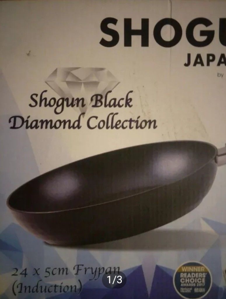 Shogun La Gourmet Frypan (Shogun Black Diamond Collection 24 cm - 7 Layer Shogun System), TV ...