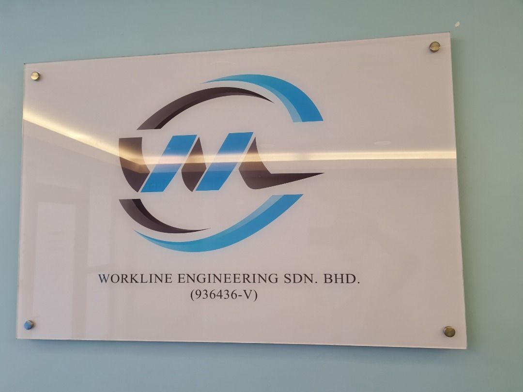 SIGNAGES ACRYLIC LOGO l logo akrilik panel, Services, Others on Carousell