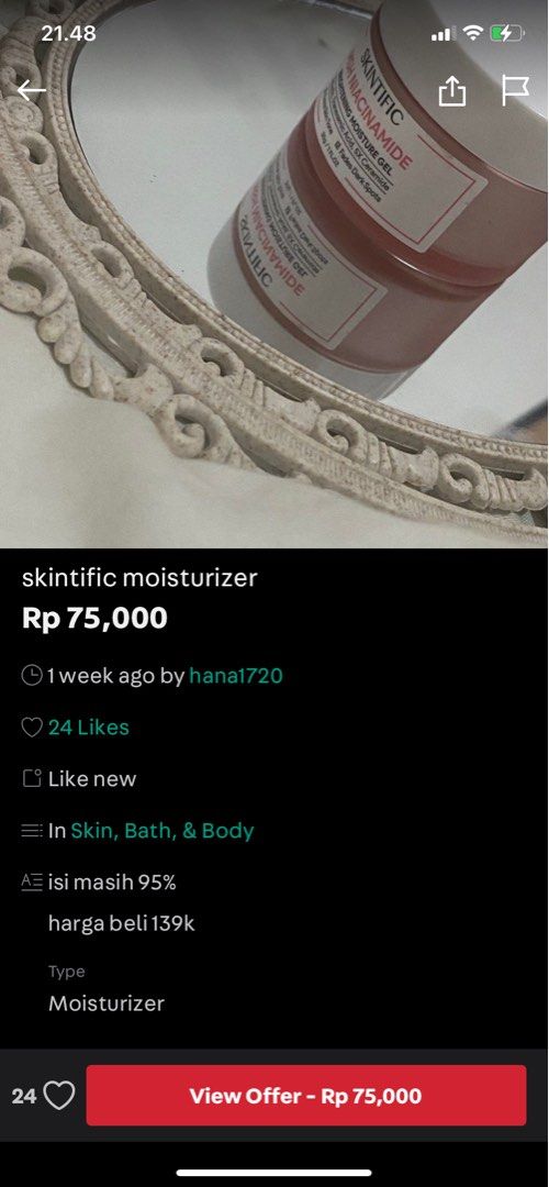 Skintific moisturizer (WAJIB BACA), Kesehatan & Kecantikan, Rias Wajah ...