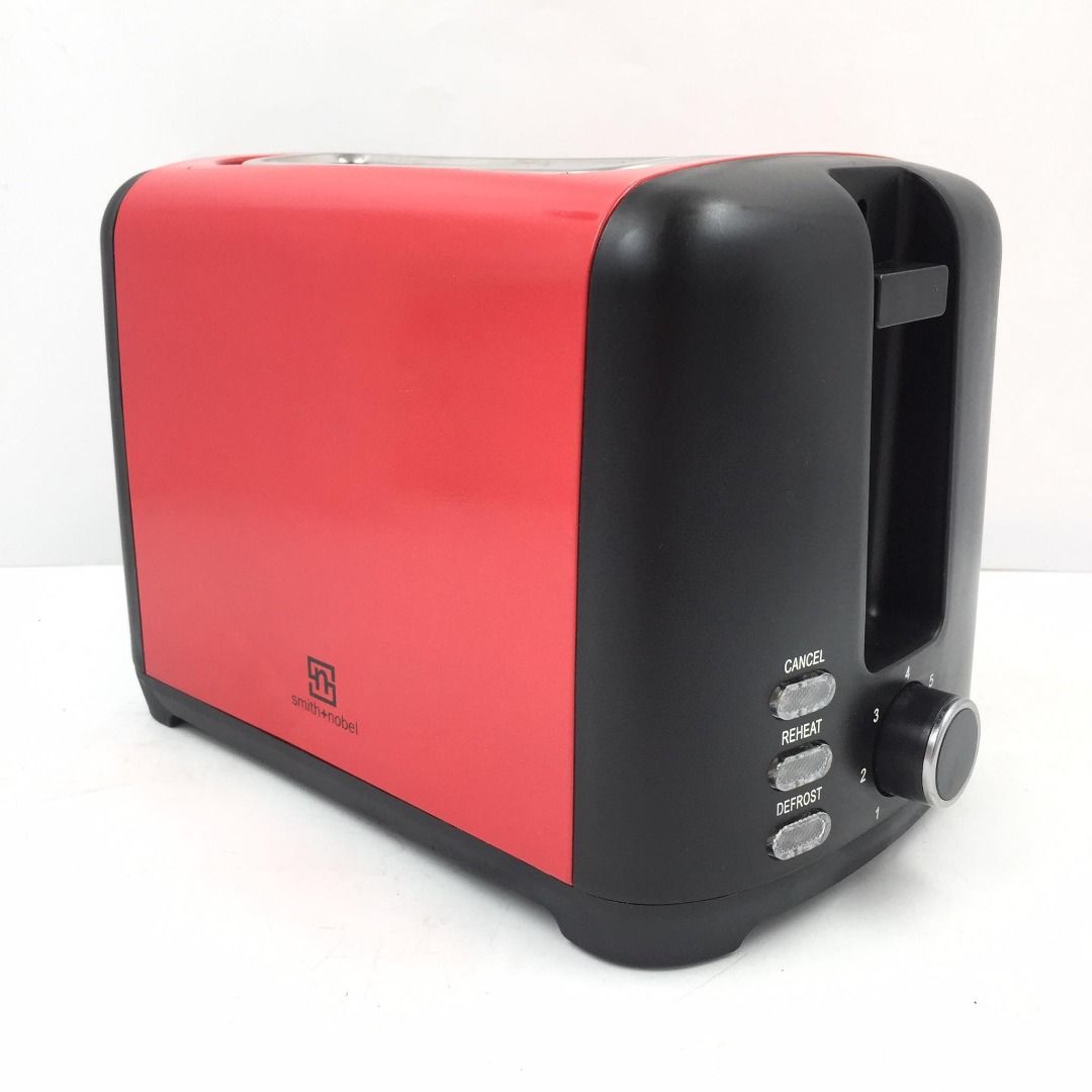 SMITH + NOBEL 2-Slice Red Toaster, TV & Home Appliances, Kitchen ...