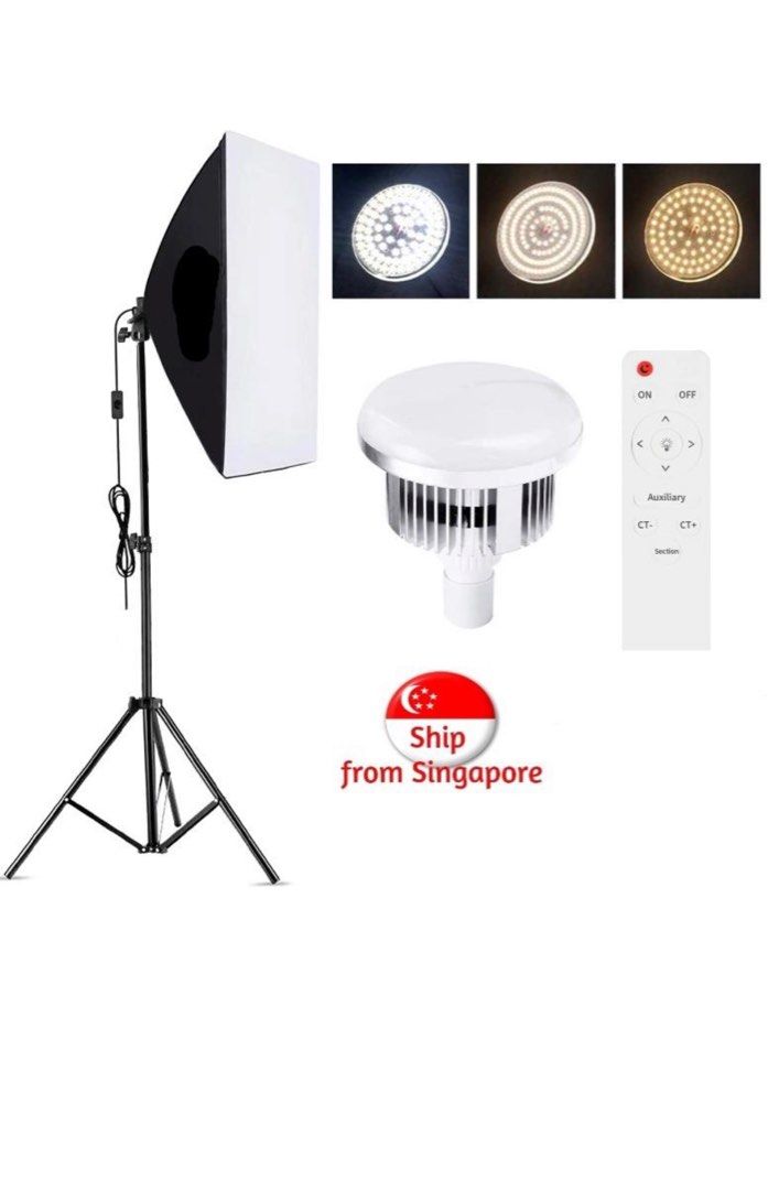 Soft box lighting kit, Photography, Photography Accessories, Lighting ...