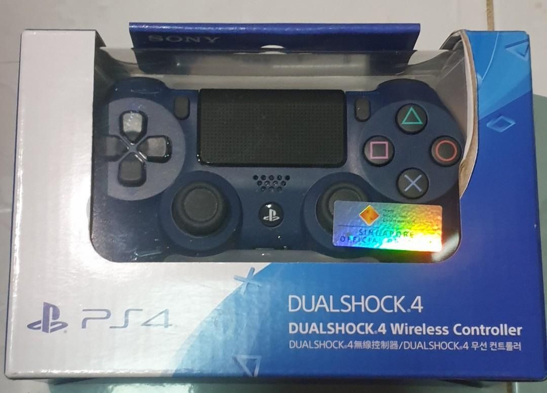 Sony Cuh-Zct2G Dual Shock4 Wireless Controller, Midnight Blue ...