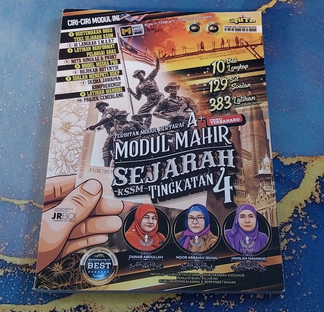 SPM Modul Mahir Sejarah KSSM Tingkatan 4 BTS Ilustrasi, Hobbies & Toys ...