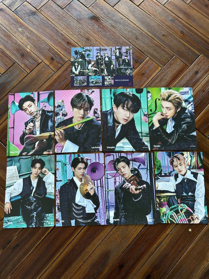 stray kids the sound tower record official flyer clear pc store limited ...