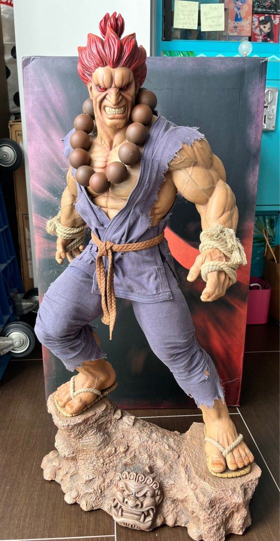Street Fighters Akuma PCS POP Culture Shock 1/3 Scale Statue Sideshow ...