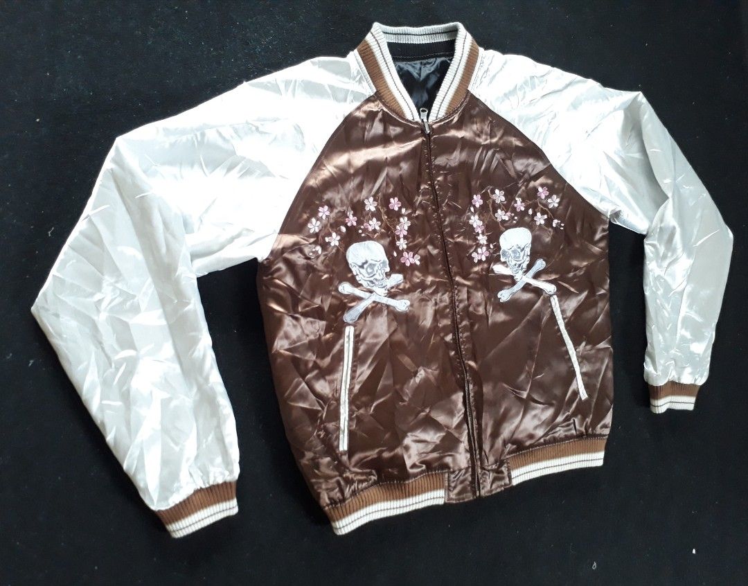 Sukajan yakuza jacket reversible, Men's Fashion, Coats, Jackets and ...