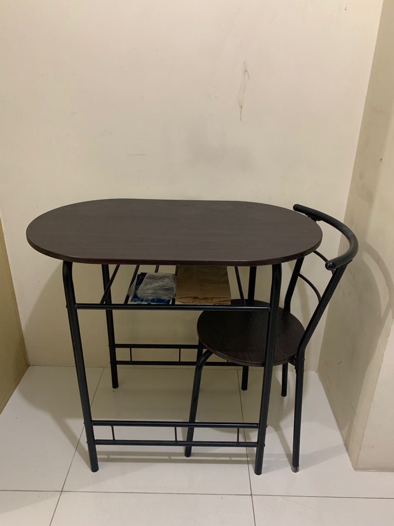 Table and 1 Chair, Furniture & Home Living, Furniture, Tables & Sets on ...