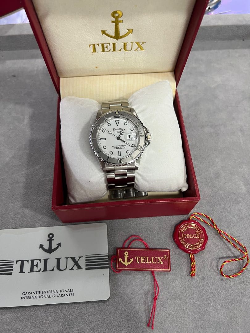 TELUX SWISS MADE ETA AUTOMATIC DIVERS 200M, Men's Fashion, Watches & Accessories, Watches on ...