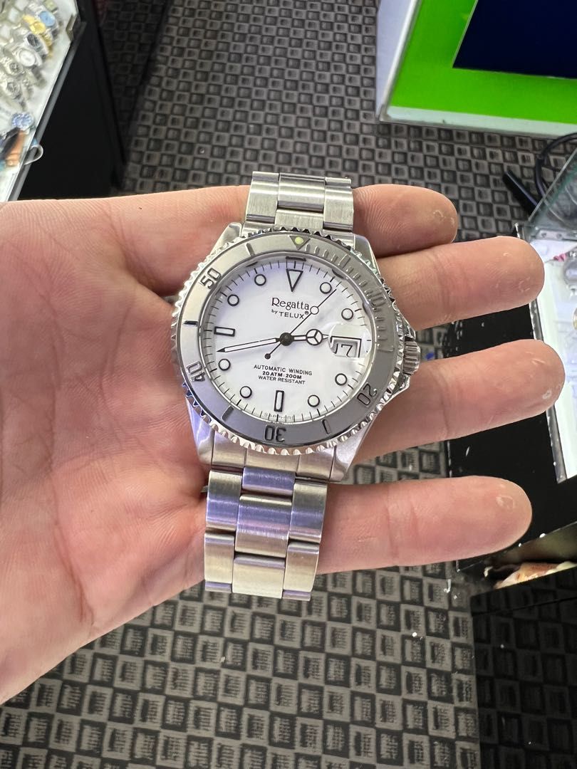 TELUX SWISS MADE ETA AUTOMATIC DIVERS 200M, Men's Fashion, Watches ...