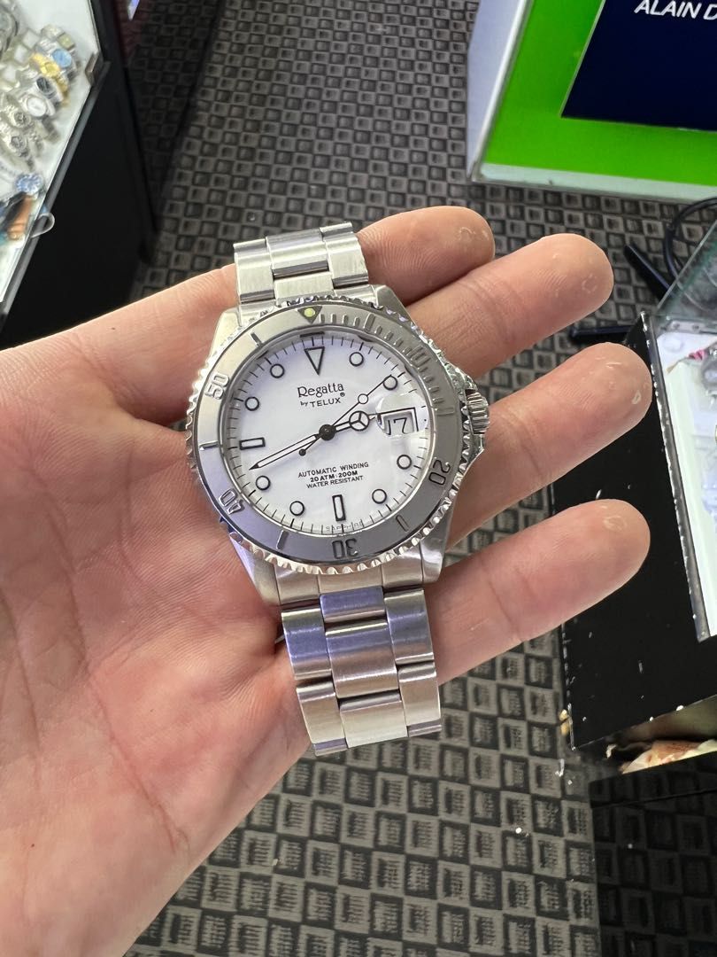 TELUX SWISS MADE ETA AUTOMATIC DIVERS 200M, Men's Fashion, Watches ...