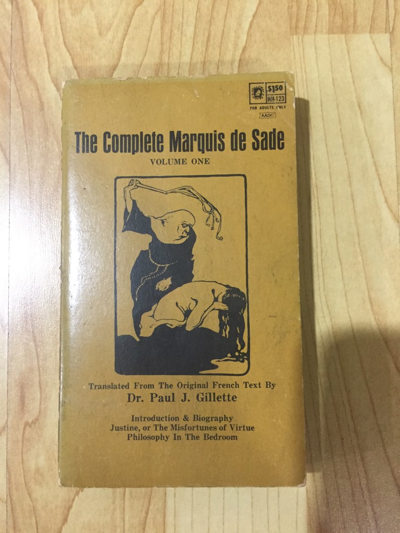 The complete Marquis de Sade Volume One, Hobbies & Toys, Books ...