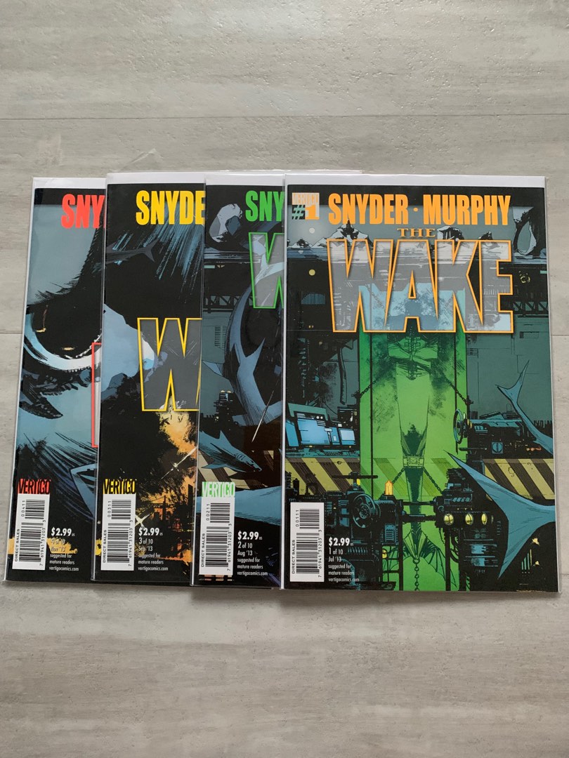 The wake (Horror Comic) 1-4, Hobbies & Toys, Books & Magazines, Comics ...