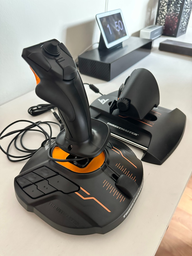 Thrustmaster Flight Control Stick & Throttle Control T16000M FCS (Black ...