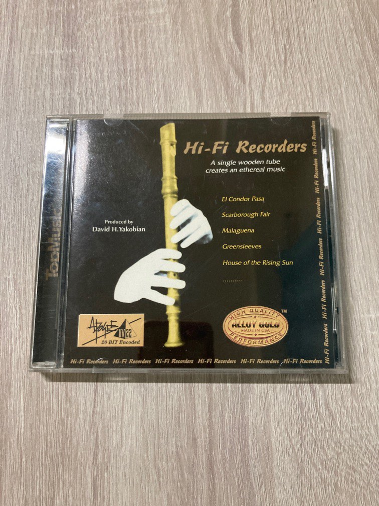 TopMusic: Hi-Fi Recorders CD Alloy Gold A Single Wooden Tube Creates An ...