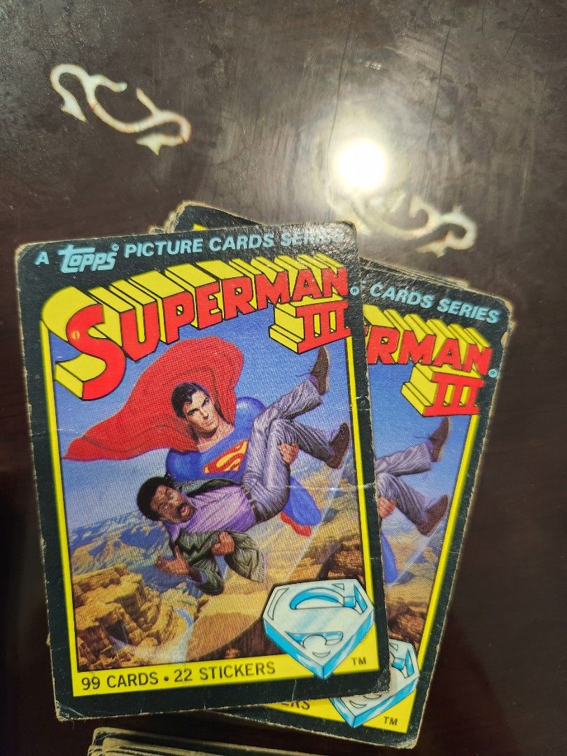 Topps Superman 3 picture cards series, Hobbies & Toys, Memorabilia ...