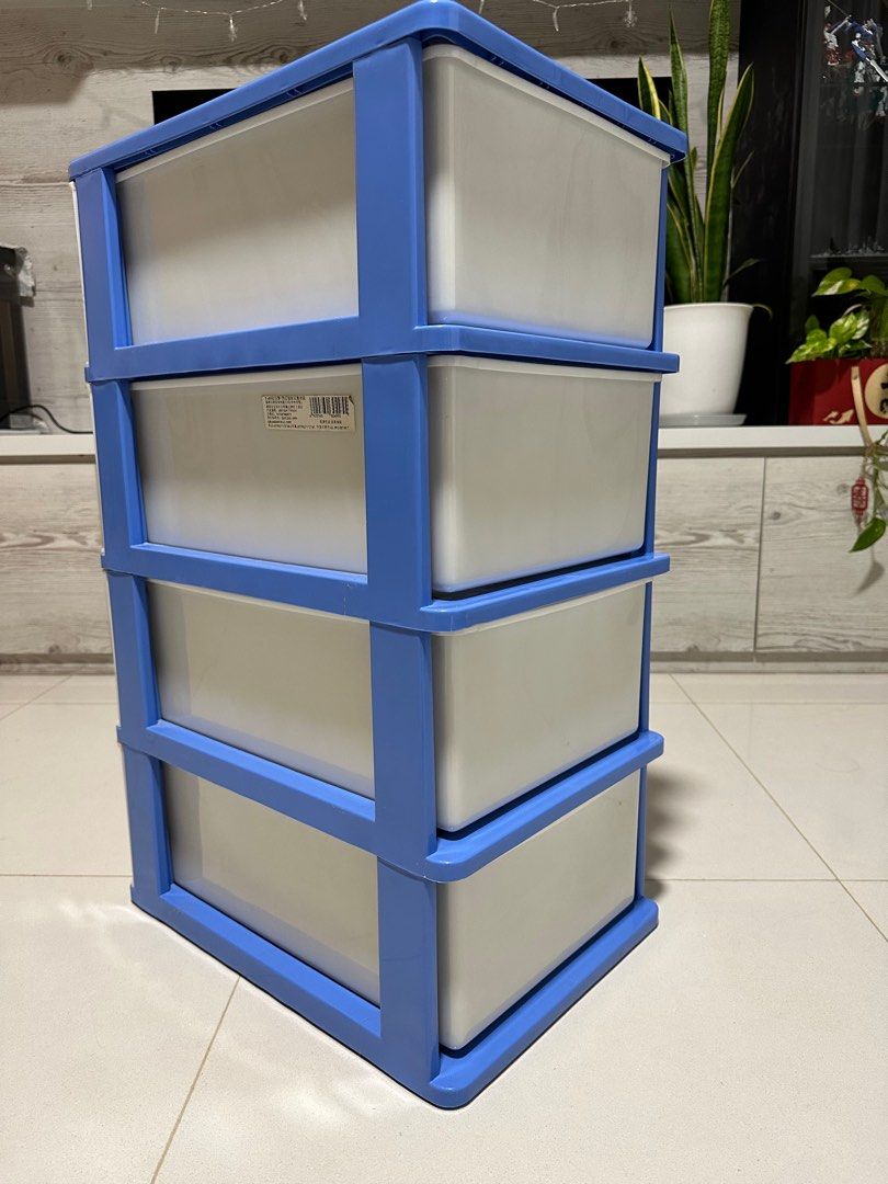 Toyogo 4-tier drawer, Furniture & Home Living, Home Improvement ...