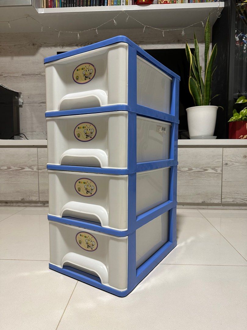 Toyogo 4-tier drawer, Furniture & Home Living, Home Improvement ...