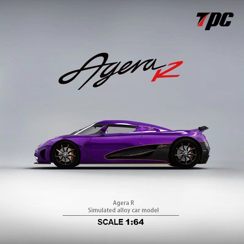 TPC 1/64 Koenigsegg Agera R Purple, Hobbies & Toys, Toys & Games on ...