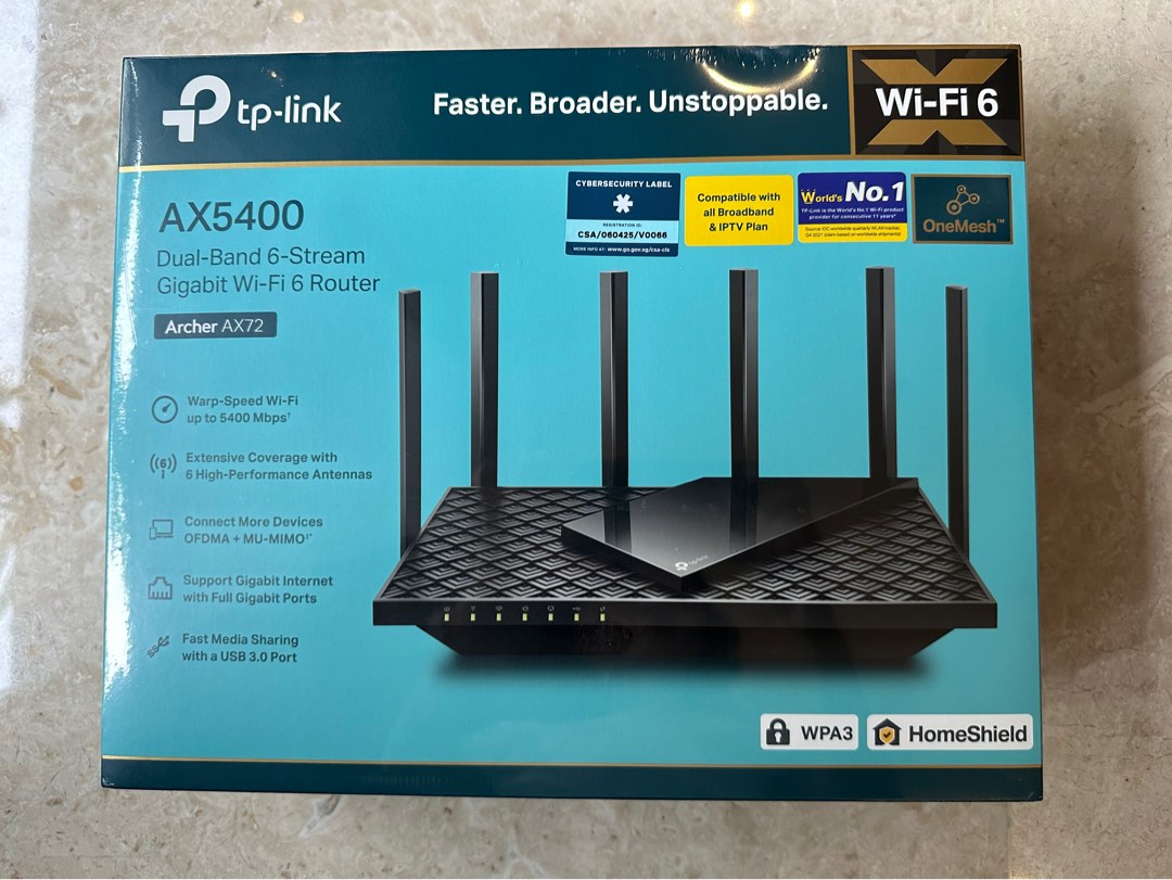 TP-link AX5400 router, Computers & Tech, Parts & Accessories ...