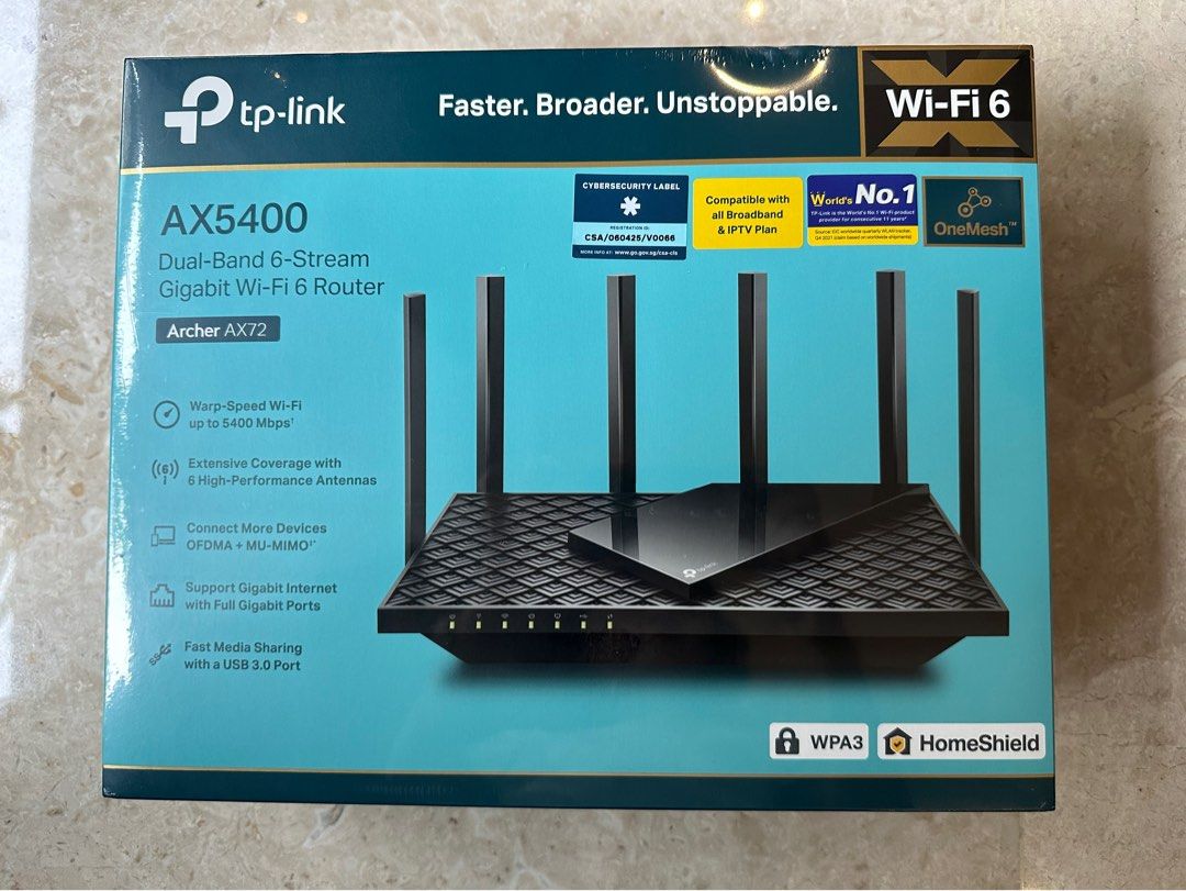 TP-link AX5400 router, Computers & Tech, Parts & Accessories ...