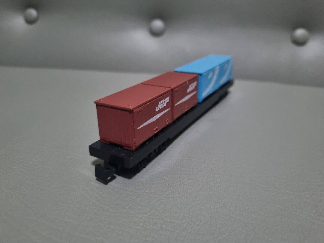 TRANE N Gauge Die Cast Scale Model JRF / JR Freight Container wagon on ...