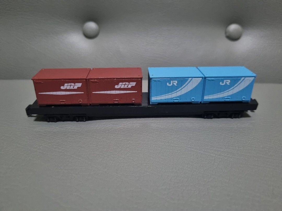 TRANE N Gauge Die Cast Scale Model JRF / JR Freight Container wagon on ...