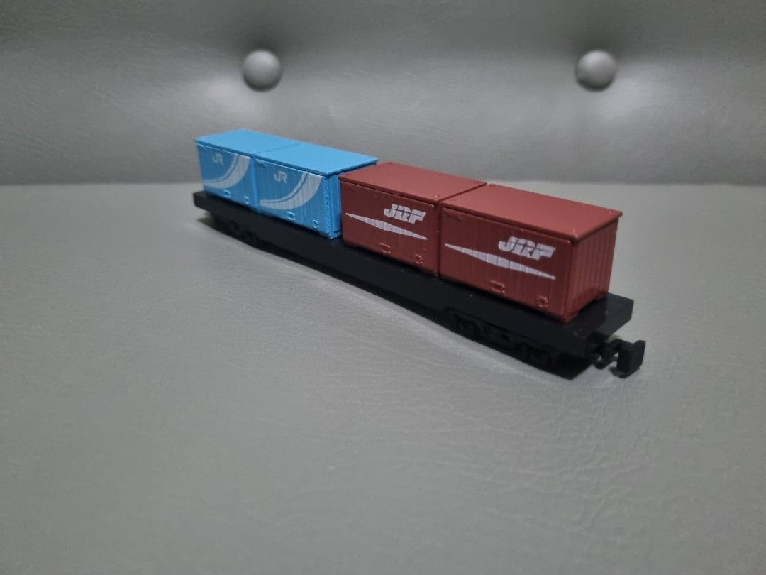 TRANE N Gauge Die Cast Scale Model JRF / JR Freight Container wagon on ...